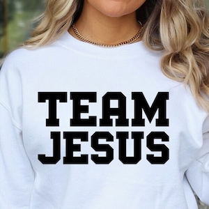 Team Jesus Svg: Faith Bible Verse, Sport Font (digital Download) - Etsy