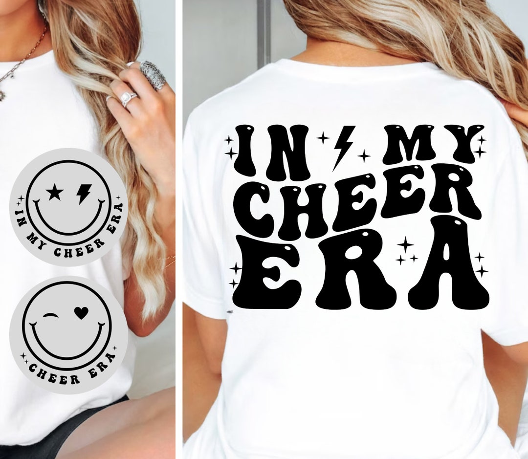 In My Cheer Era SVG PNG: Cheerleading Shirt Design (digital Download ...