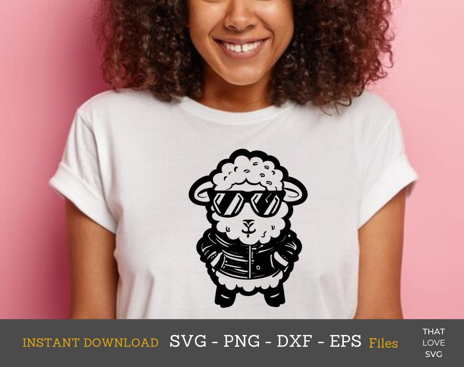 Cool Sheep Svg,hip Hop Hipster Sheep Svg, Sheep Wearing Sunglasses and ...