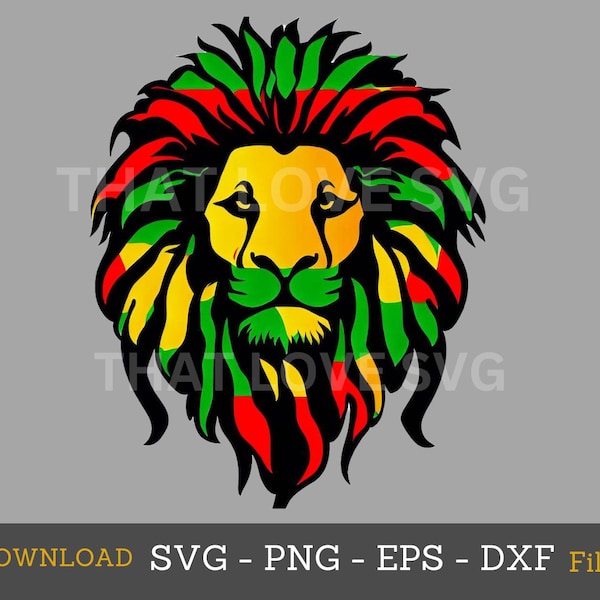 Rasta Lion - Etsy