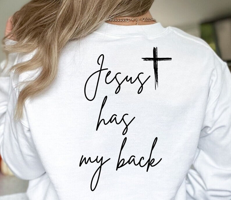 Jesus Has My Back SVG, Christian Svg, Jesus Svg, Religious Svg ...