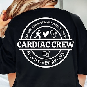 Cardiac Crew SVG PNG, Heart Nurse Doctor Design (digital Download) - Etsy