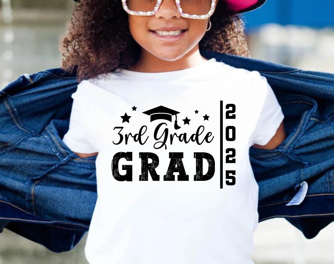 3rd Grade Graduate Shirt Svg: Teacher Back to School Design (digital ...