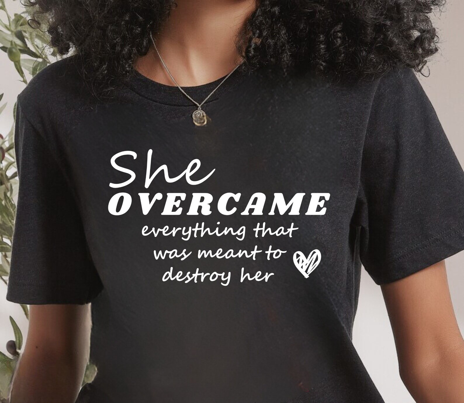 She Overcome Svg, Woman Affirmation Svg, I Am She She is Me Svg, Strong ...