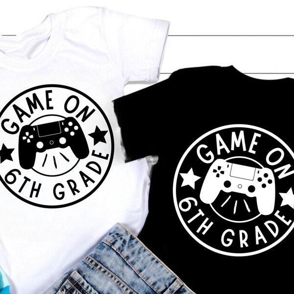 Game on 6th Grade Svg - Etsy