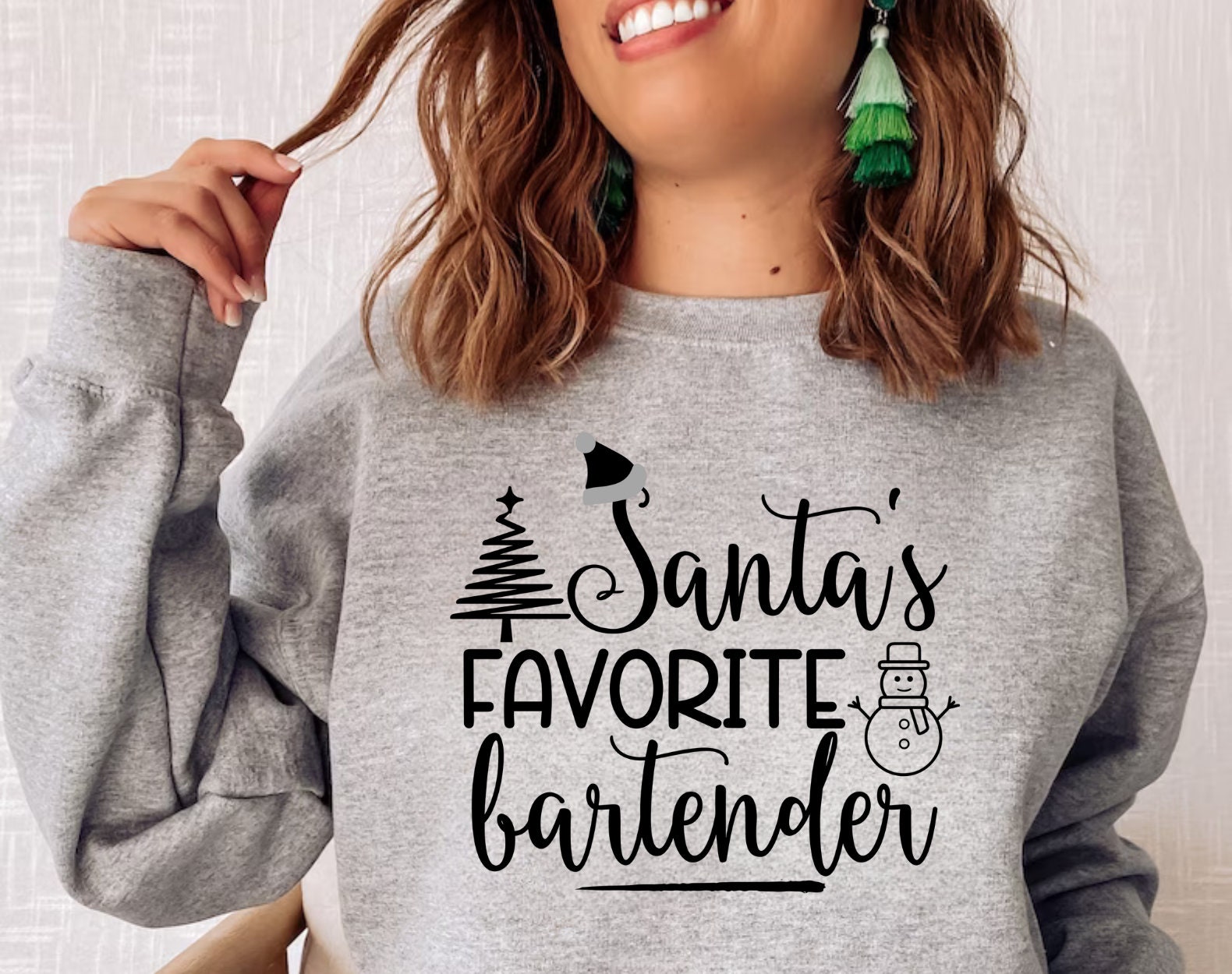 Santa's Favorite Bartender SVG PNG, Christmas Shirt Svg, Beer Svg ...