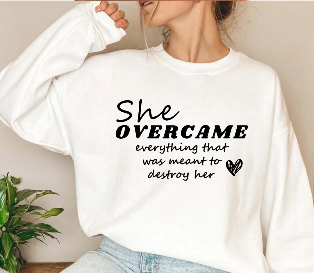 She Overcome Svg, Woman Affirmation Svg, I Am She She is Me Svg, Strong ...