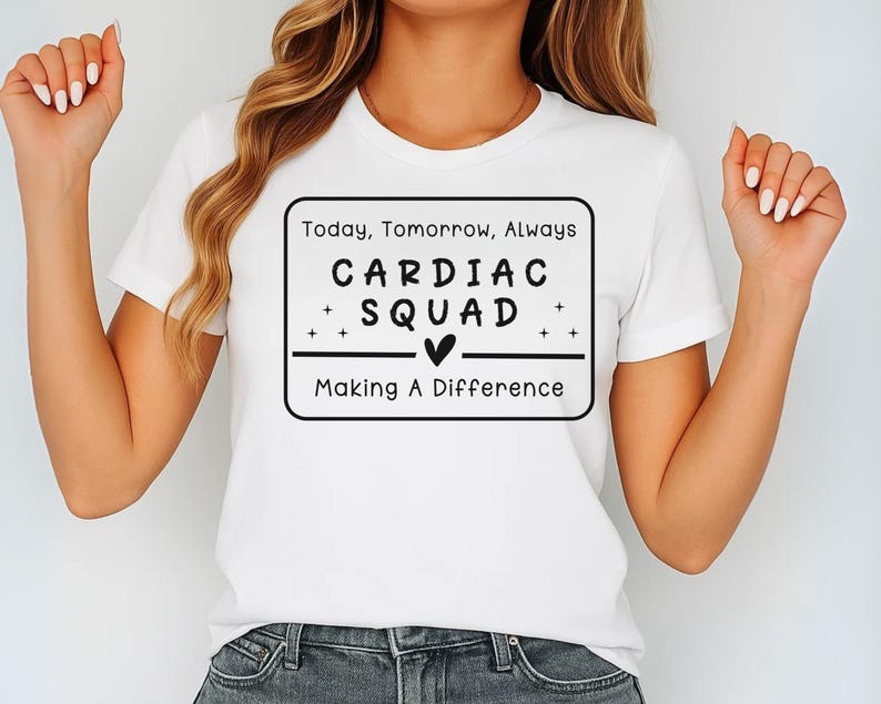 Cardiac Crew SVG PNG, Nurse Doctor Heart Design (digital Download) - Etsy
