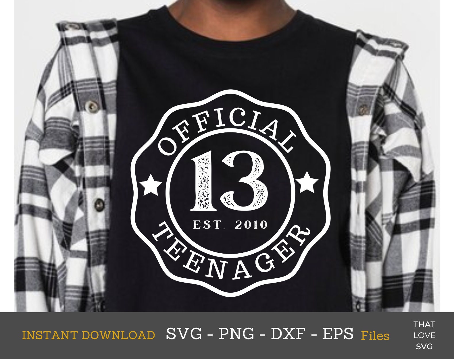 13 Official Teenager Svg 13th Birthday Girl Svg Official - Etsy