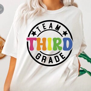 Team Third Grade Svg 3rd Grade Squad Svg First Day of School - Etsy