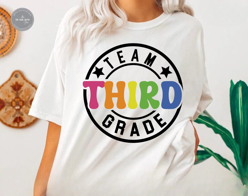Team Third Grade Svg 3rd Grade Squad Svg First Day of School - Etsy