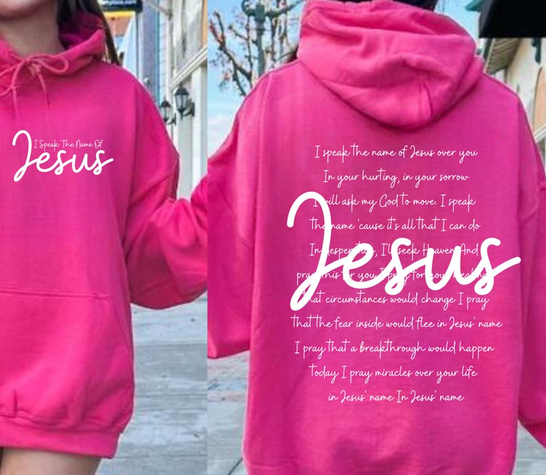 I Speak the Name of Jesus SVG PNG: Christian Song Lyrics (digital ...