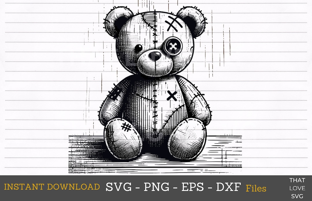 Cool Teddy Bear Svg, Hip Hop Teddy Bear Svg,teddy Bear Wearing Hat ...