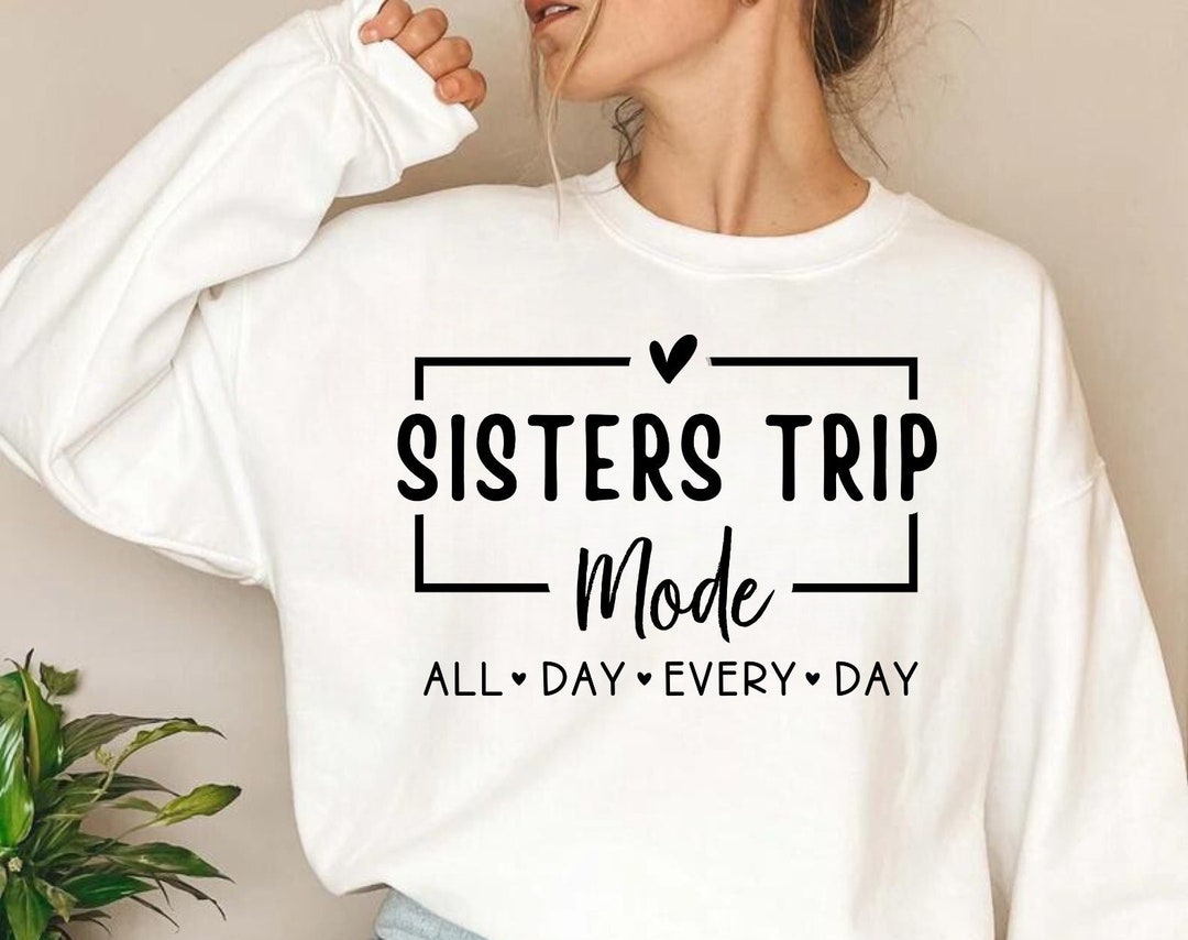 Sisters Trip SVG PNG PDF, Warning Sisters Trip in Progress, Girls Vacation Svg, Sisters Weekend ...