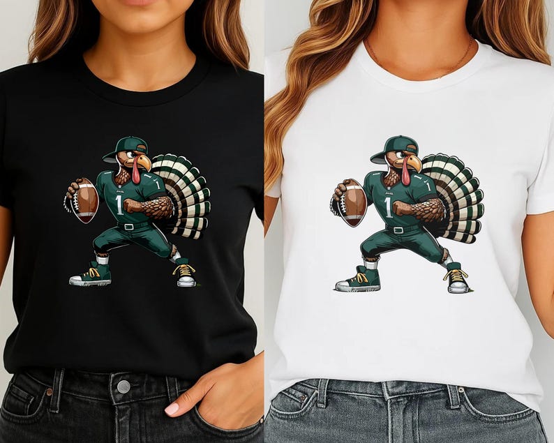 Philadelphia Football Turkey Thanksgiving (svg, Png, Eps, Dxf) (digital ...
