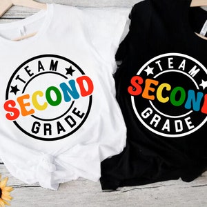 Team Second Grade Svg, 2nd Grade Squad Svg, First Day of School Svg ...