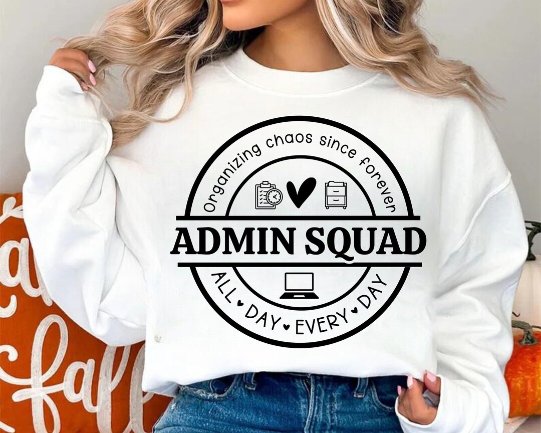 Admin Squad SVG PNG, Office Squad Svg, Teacher Svg, Secretary Svg ...