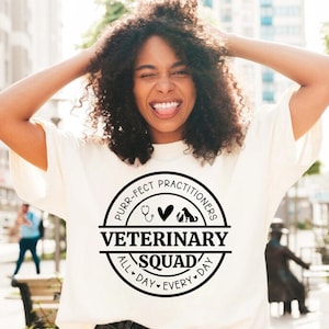 Veterinary Squad SVG PNG, Paw Print Svg, Christmas Gift Svg, Vet Tech ...