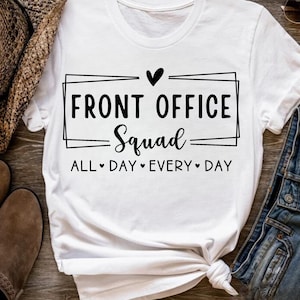 Front Office Squad Svg Png, Front Office Svg, Office Squad Svg, School ...