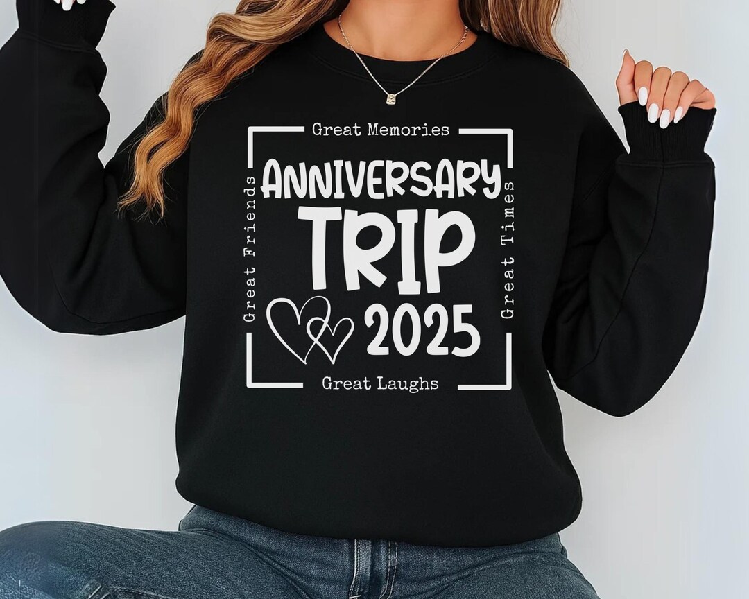 Anniversary Trip 2025 Svg, Anniversary Shirt Svg, Couples Trip SVG PNG ...