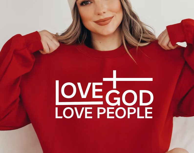 Love God Love People SVG: Christian Bible Verse (digital Download) - Etsy