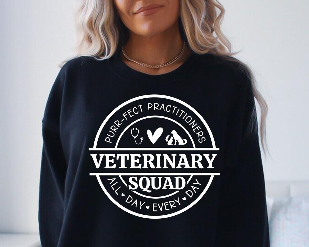 Veterinary Squad SVG PNG, Paw Print Svg, Christmas Gift Svg, Vet Tech ...