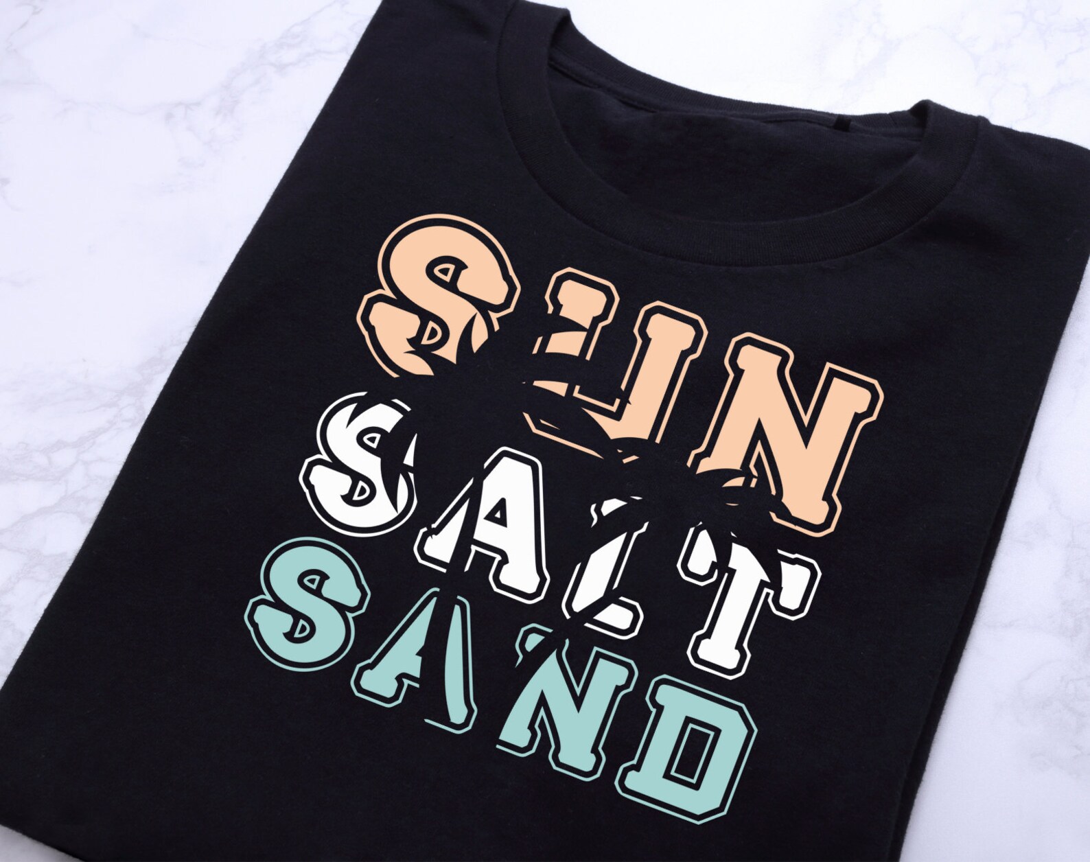 Soleil sel sable svg svg dété plage svg vacances svg - Etsy Canada