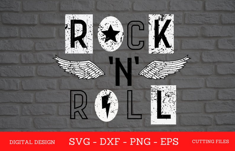 Rock N Roll Svg Png Heavy Metal Svgheavy Metal Clipartrock - Etsy