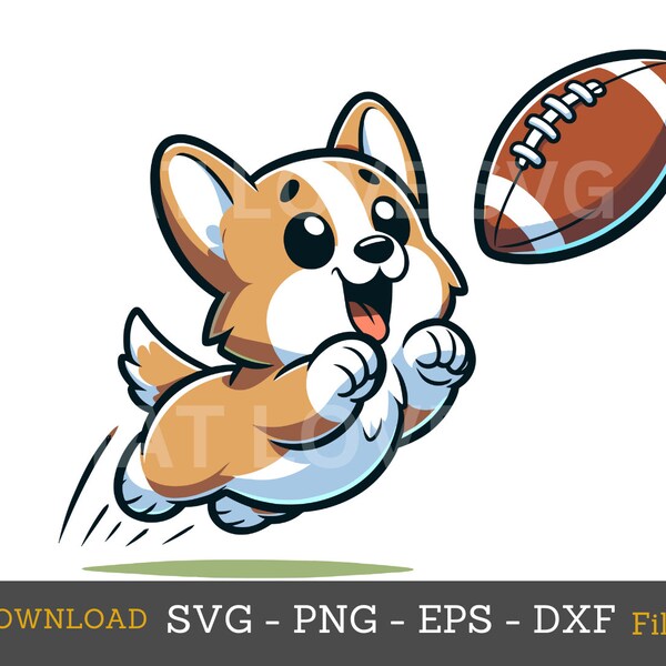 Catching a Football Svg - Etsy