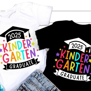 Kindergarten Graduate 2025 SVG: Graduation Shirt Design (digital ...
