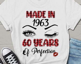 Made in 1963 Shirt - Etsy