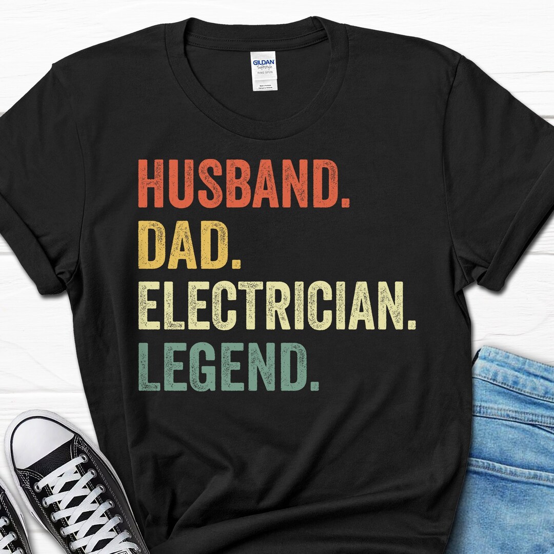 Husband Dad Electrician Legend Gift, Electrician Gifts for Men ...