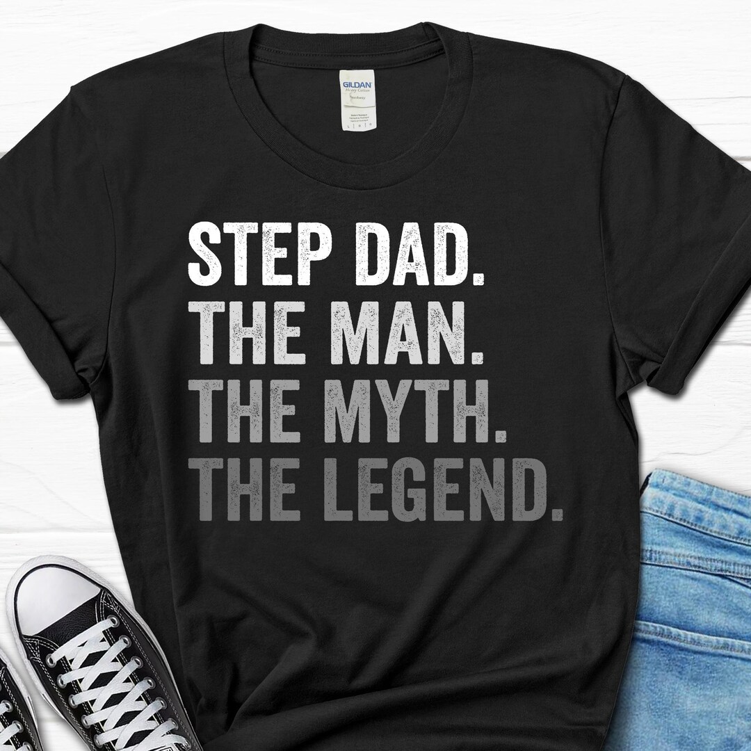 Step Dad Funny Gifts, Stepdad Tee for Men, Step-dad Men's T-shirt ...