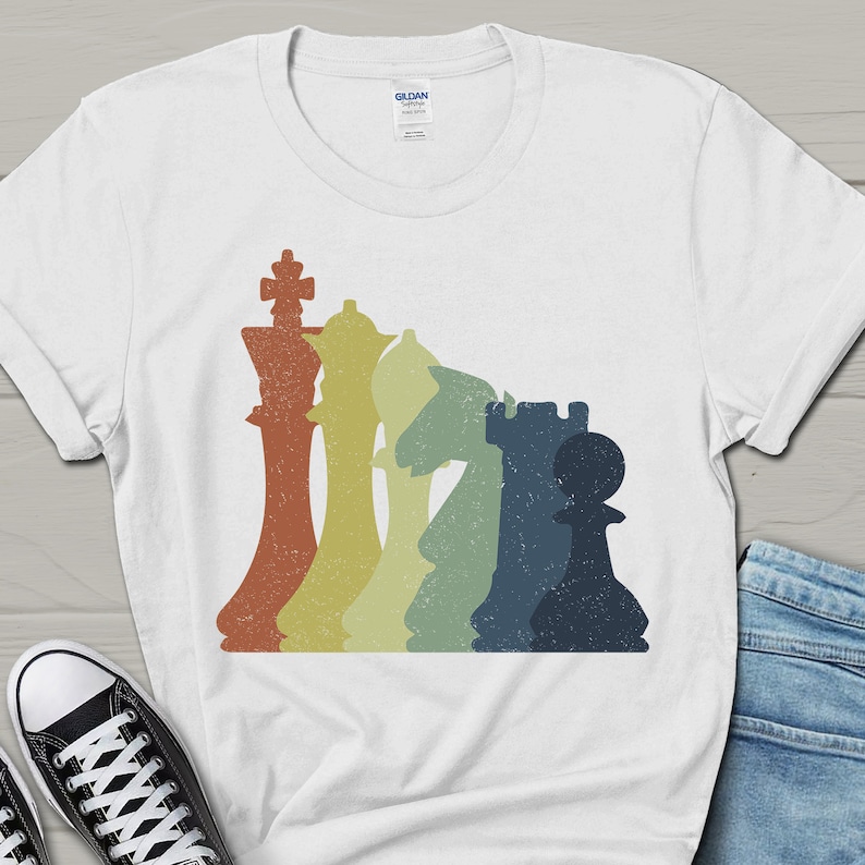 Chess Pieces Shirt Chess Lover Gift T-shirt Gifts for Chess - Etsy