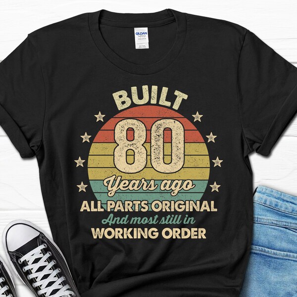 Built 80 Years Ago Tshirt - Etsy