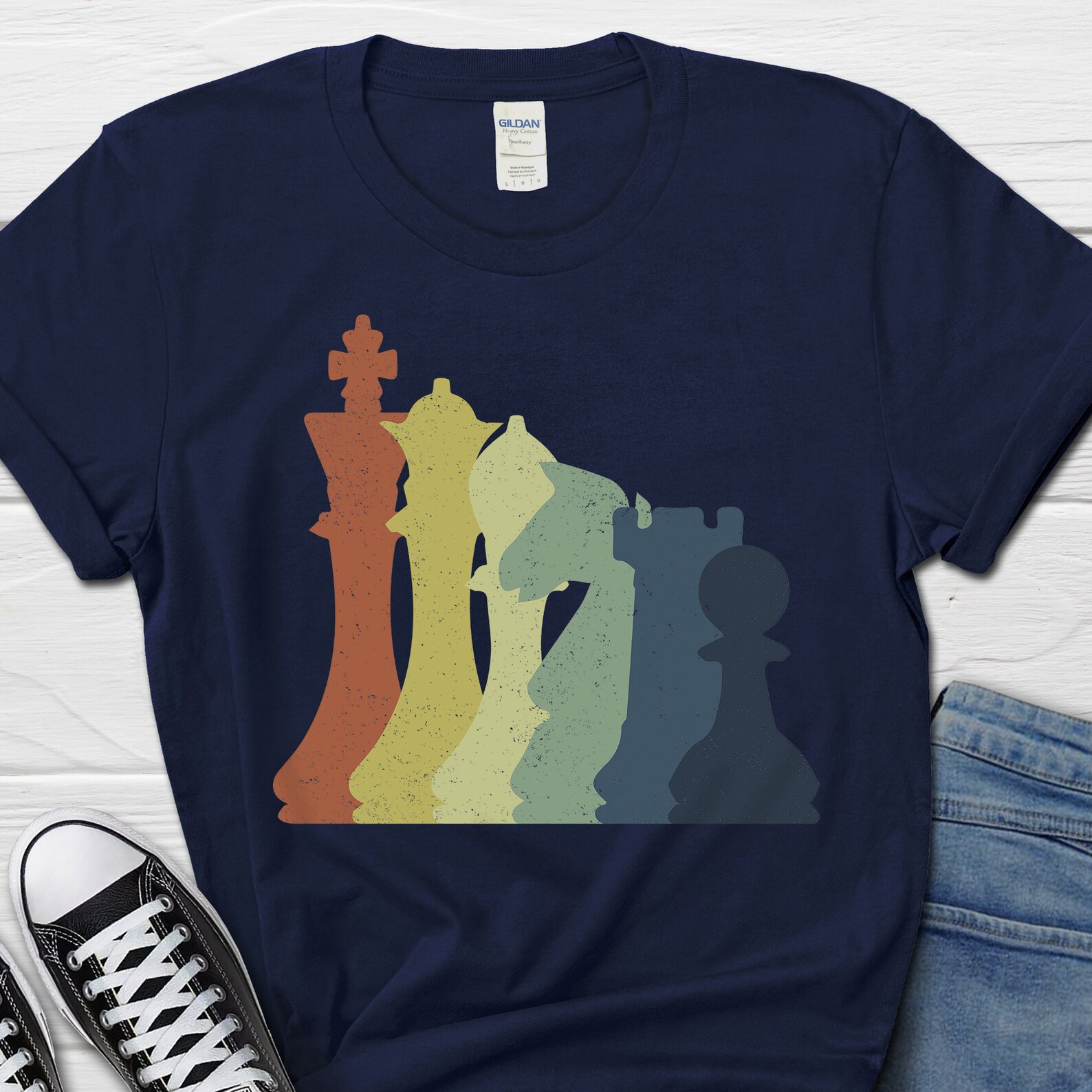 Chess Pieces Shirt Chess Lover Gift T-shirt Gifts for Chess | Etsy