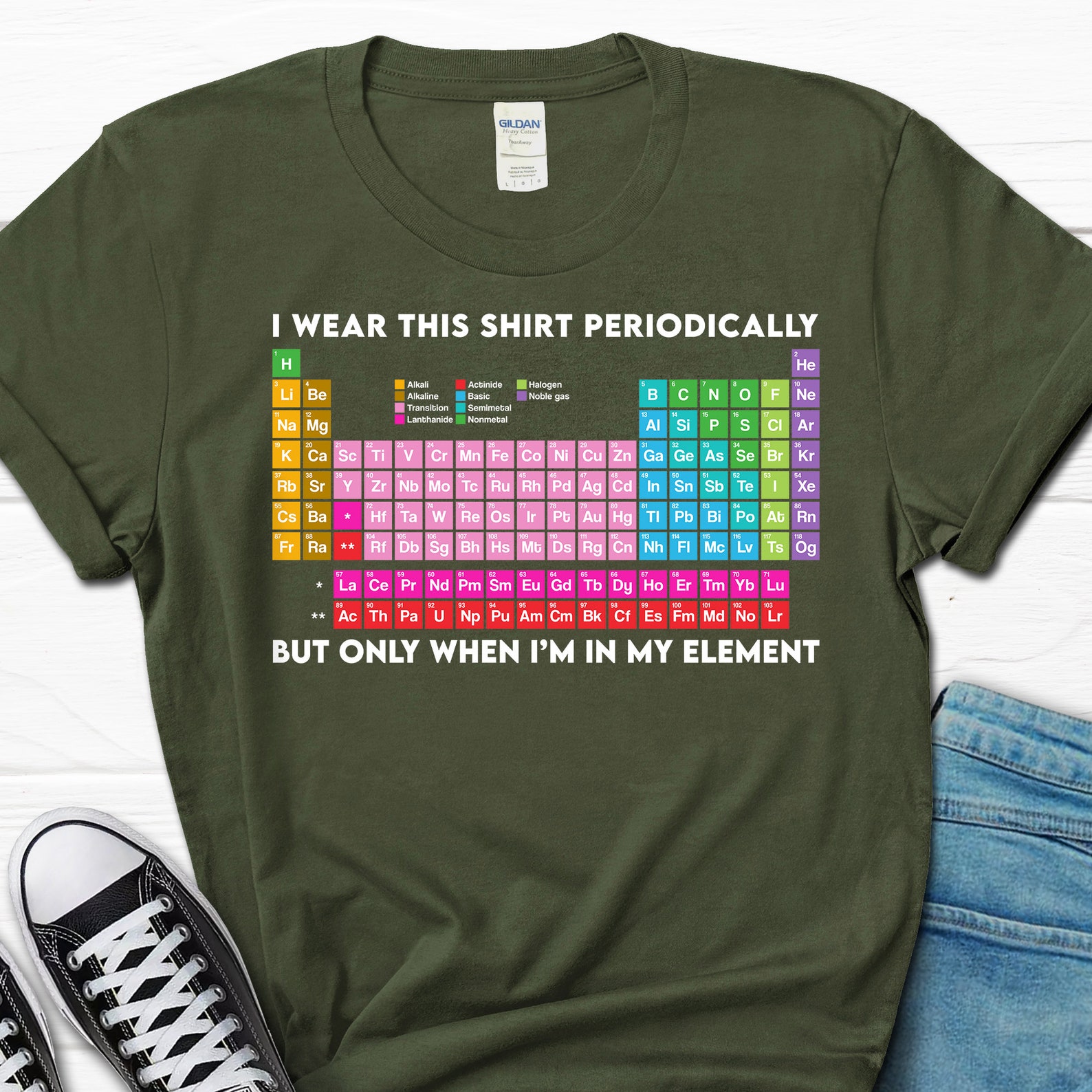 I Wear This Shirt Periodically but Only When I'm in My Element T-shirt ...