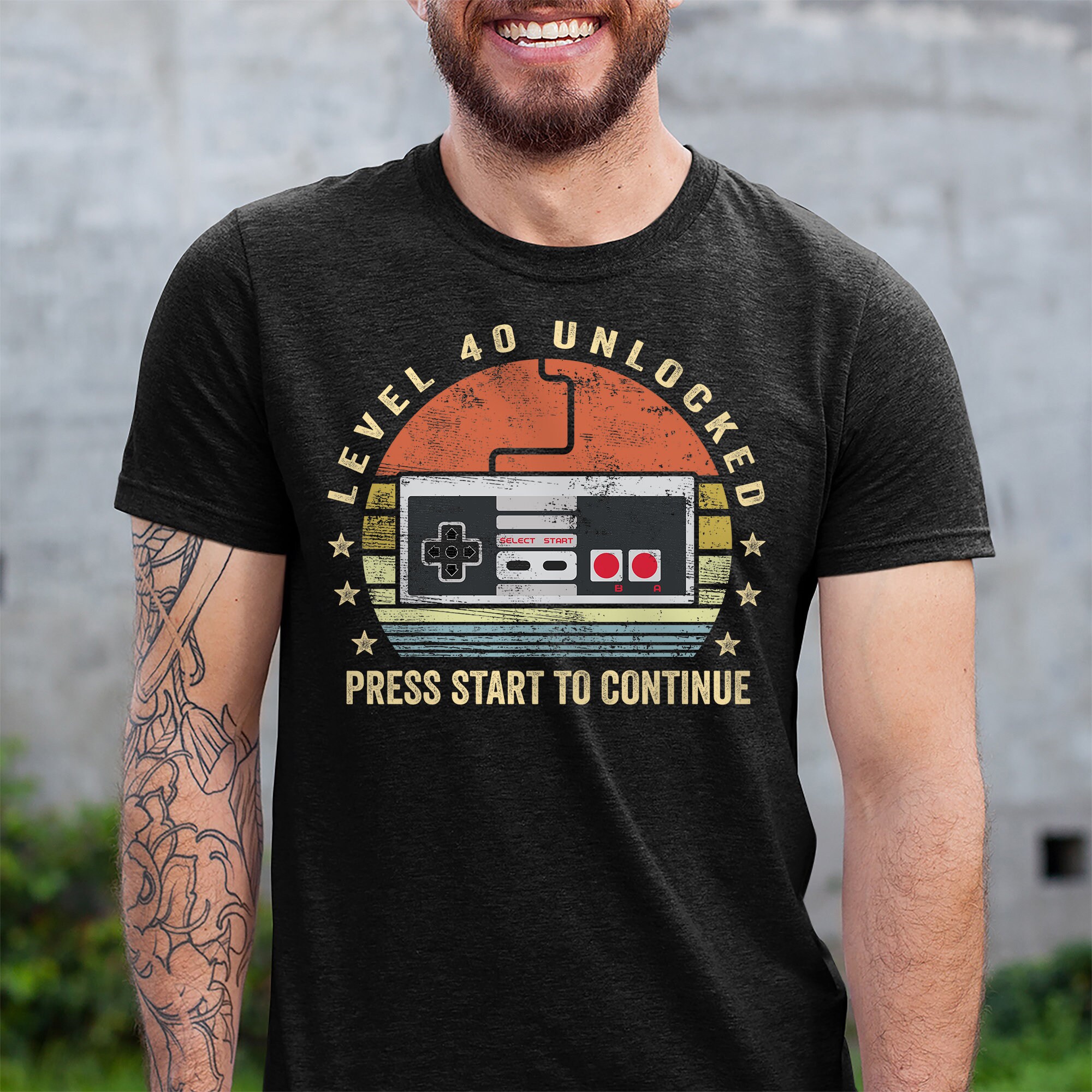 Level 40 Unlocked Shirt 40th Birthday Gift 40 Year Old - Etsy