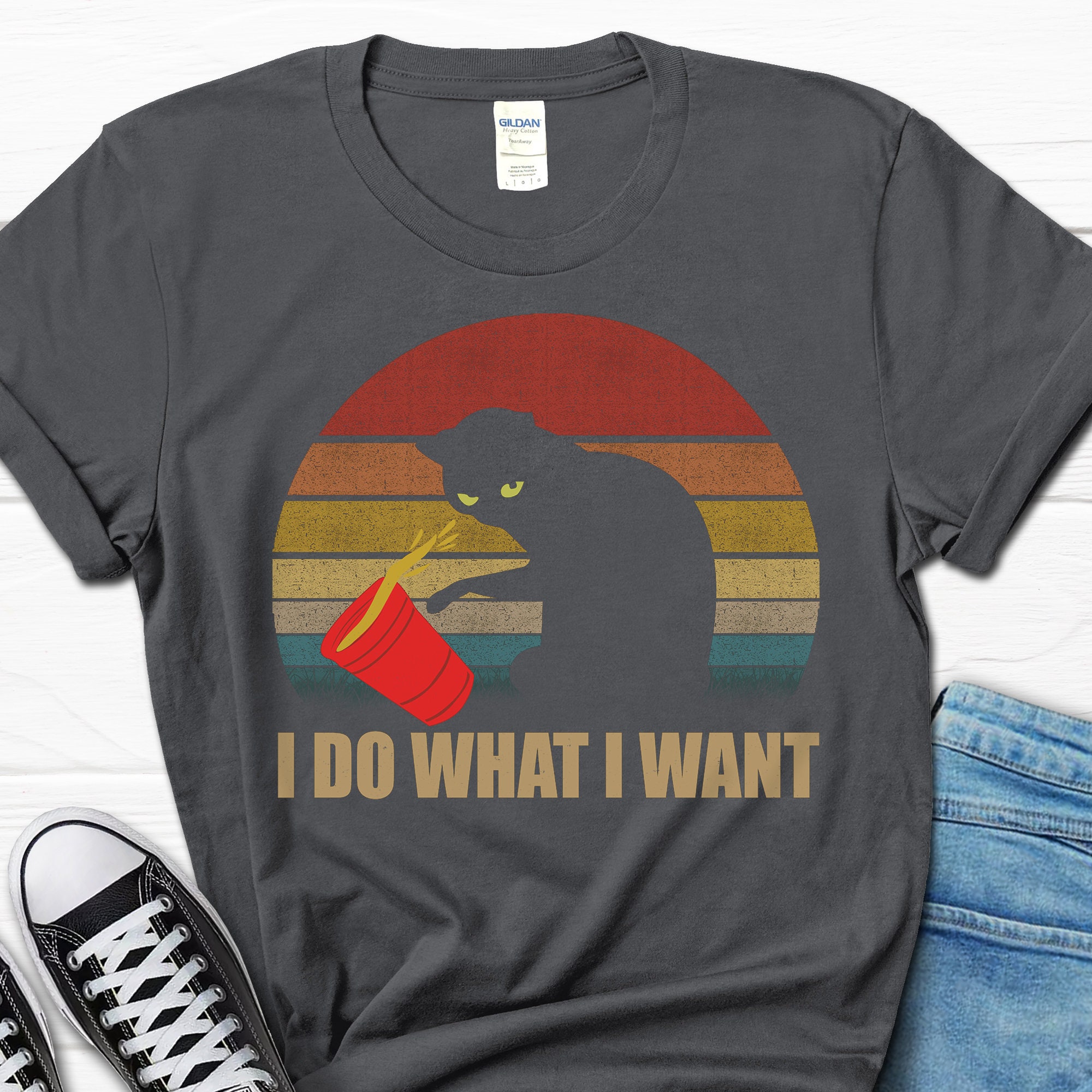 I Do What I Want T-shirt Funny Cat Shirt Kitties Shirt - Etsy
