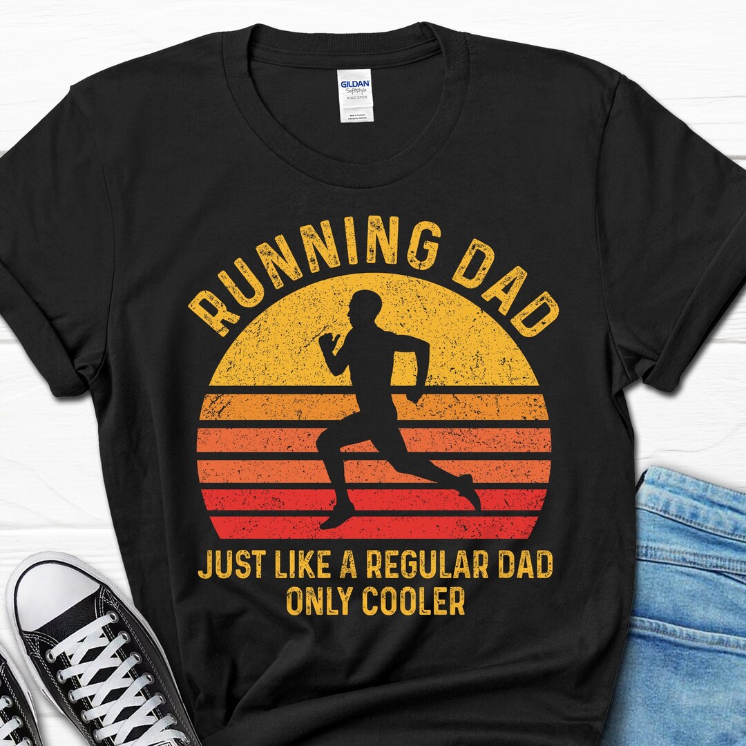 Running Dad Gift for Men, Marathon Men's Shirt, Running Lover Tee for ...