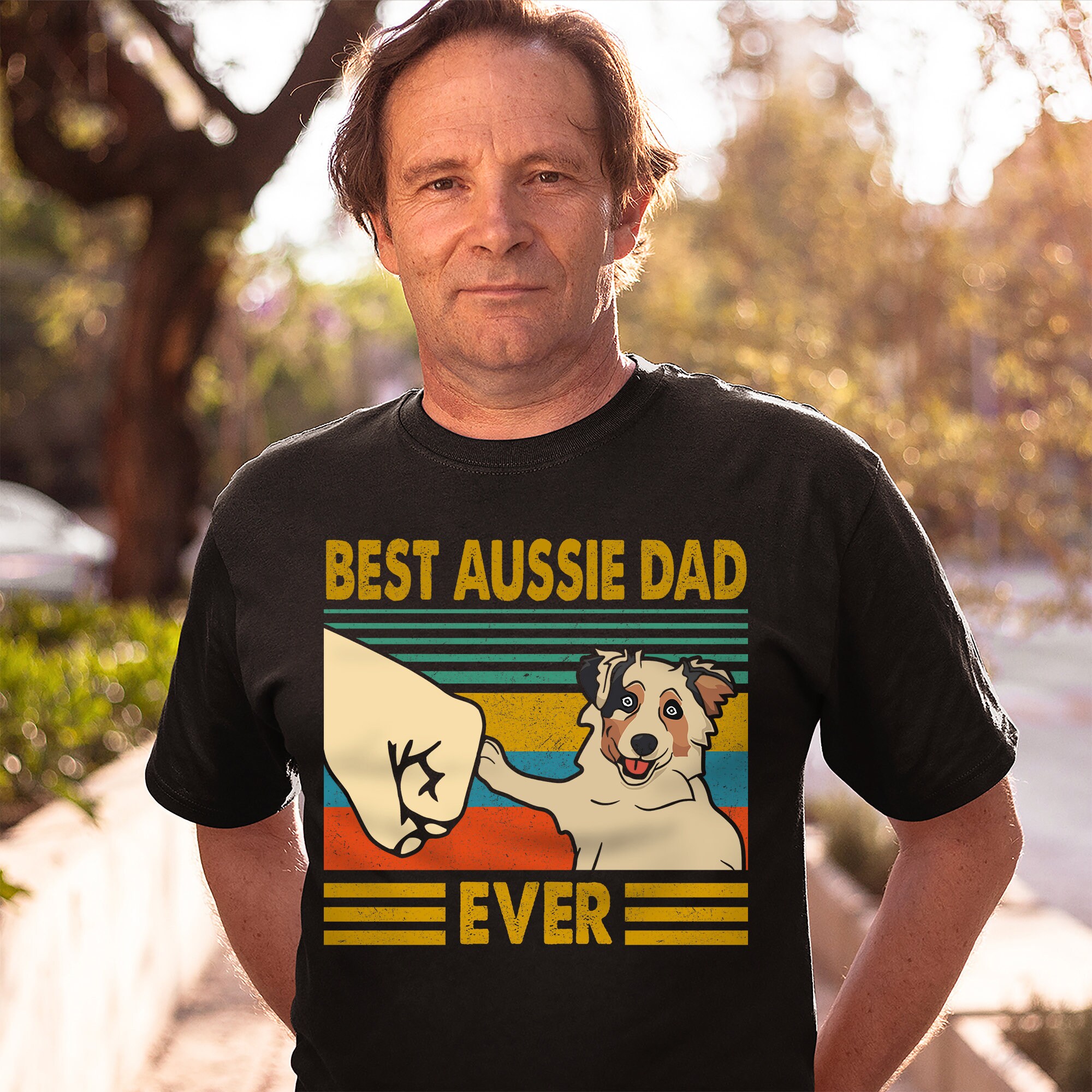 Best Aussie Dad Ever Shirt Father's Day Australian | Etsy