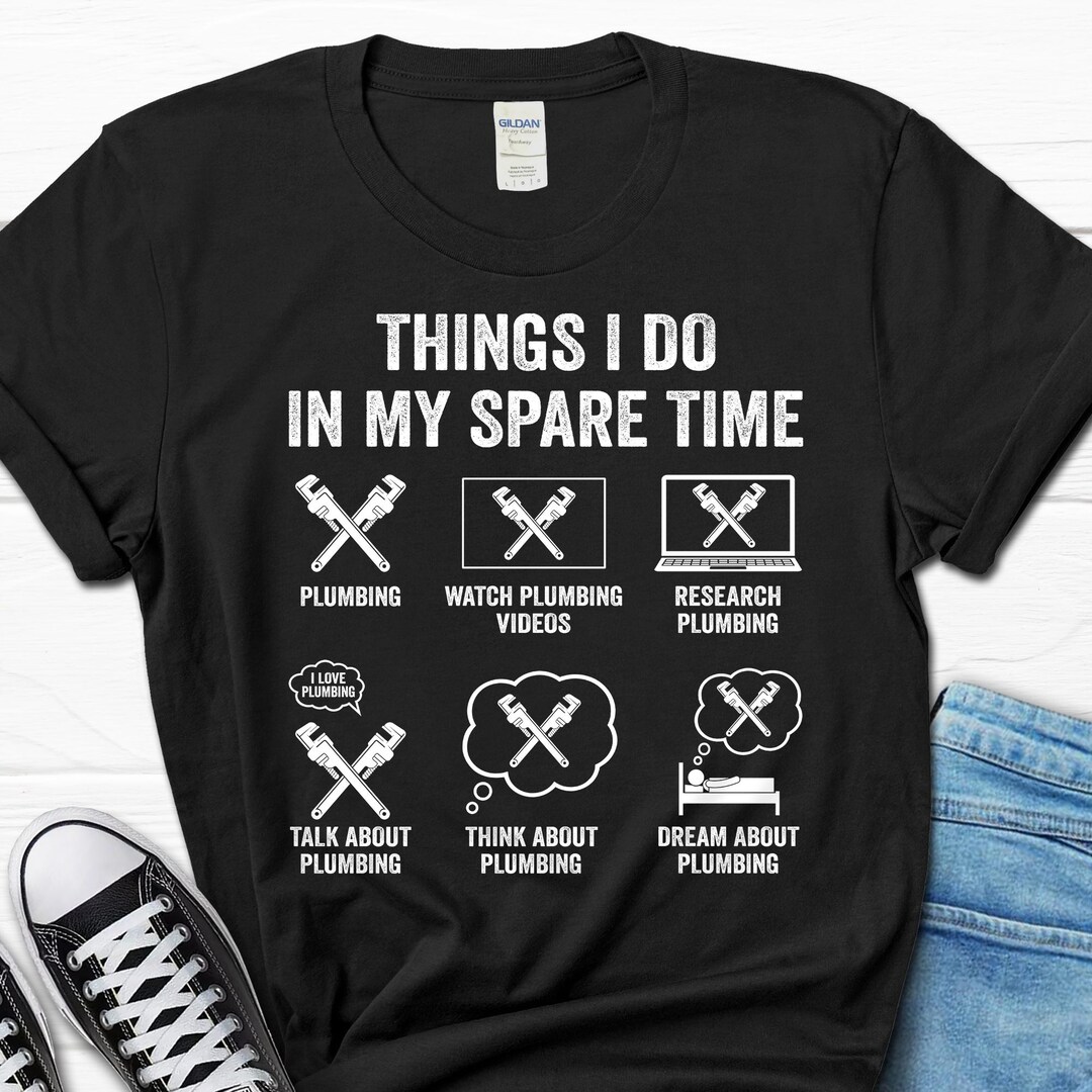 Plumbing Shirt for Him, Plumber T-shirt for Men, Dad Plumbing Lover Men ...