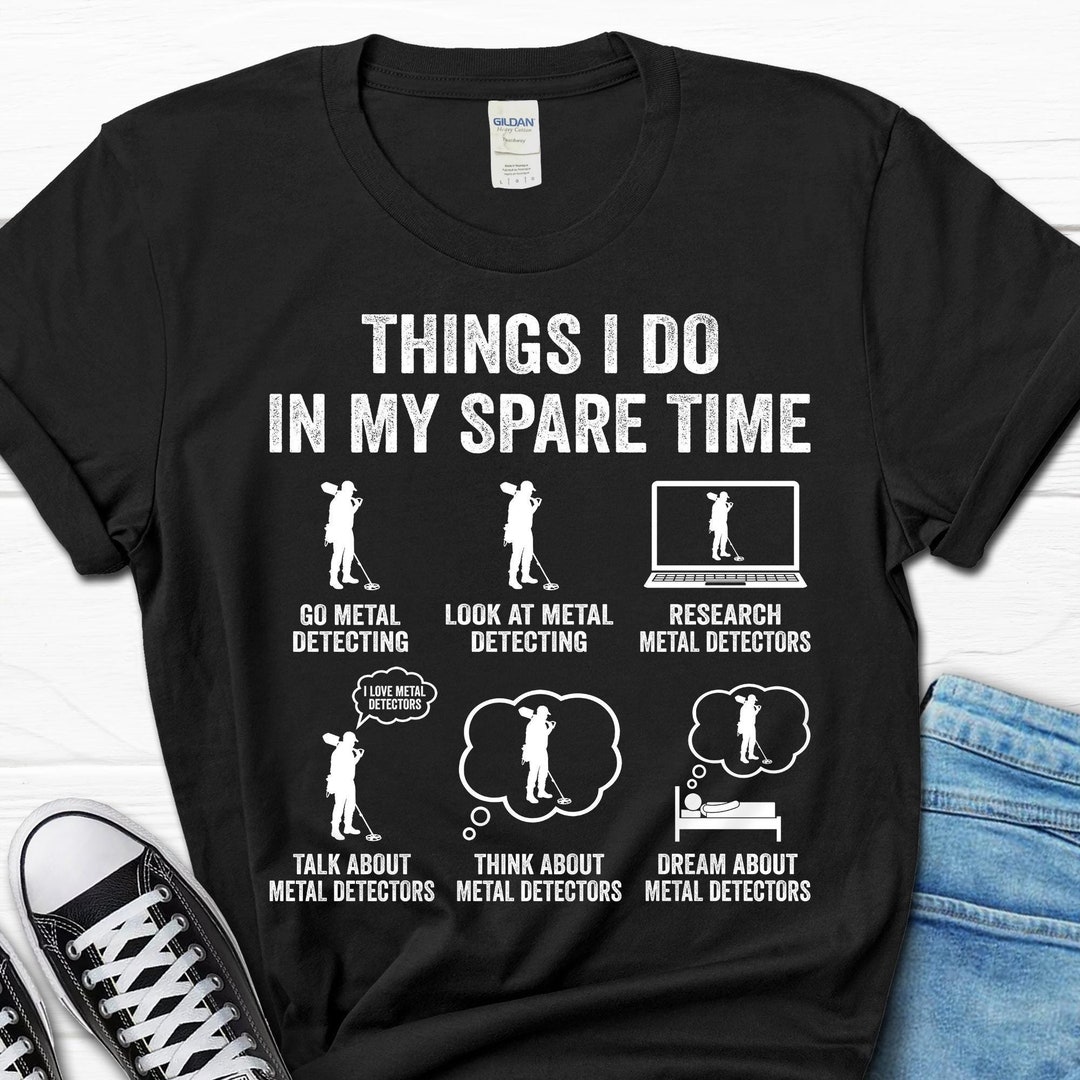 Metal Detecting Lover Shirt for Men, Metal Detector T-shirt for Him ...