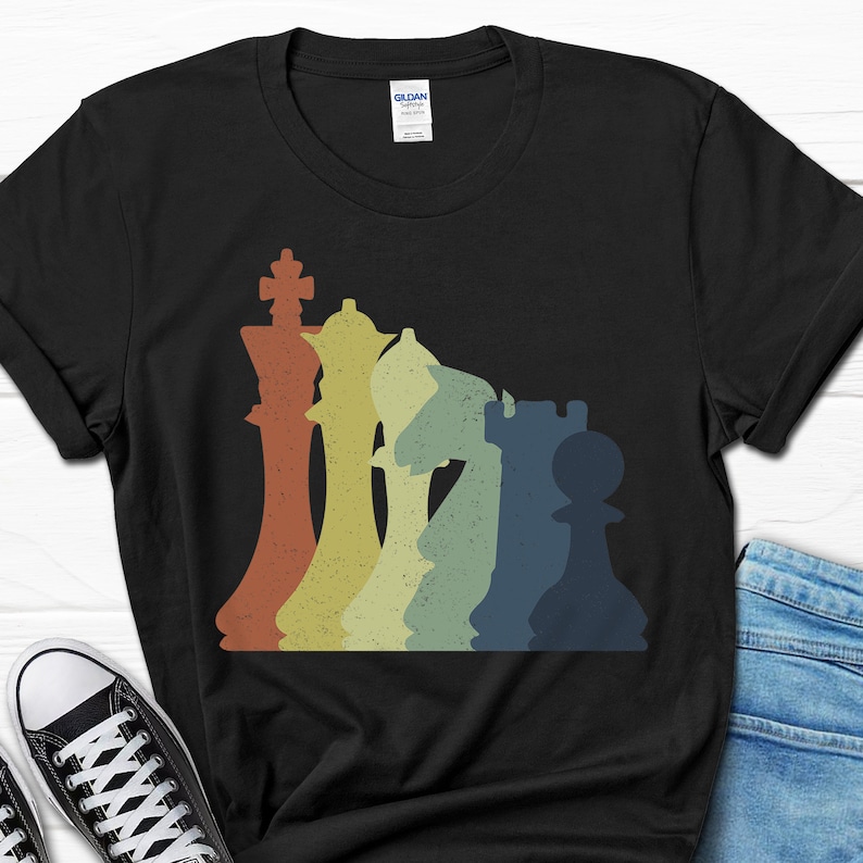 Chess Pieces Shirt Chess Lover Gift T-shirt Gifts for Chess - Etsy