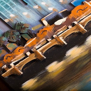 Miami Cityscape Metal Sign - Rustic - Miami Art - Wall Art - Restaurant ...