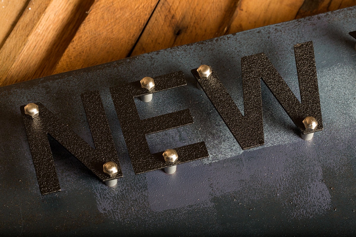 New York Cityscape Metal Sign Metal Black New York Art Wall Art ...