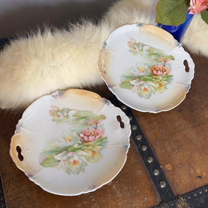 Water Lily Plate - Etsy