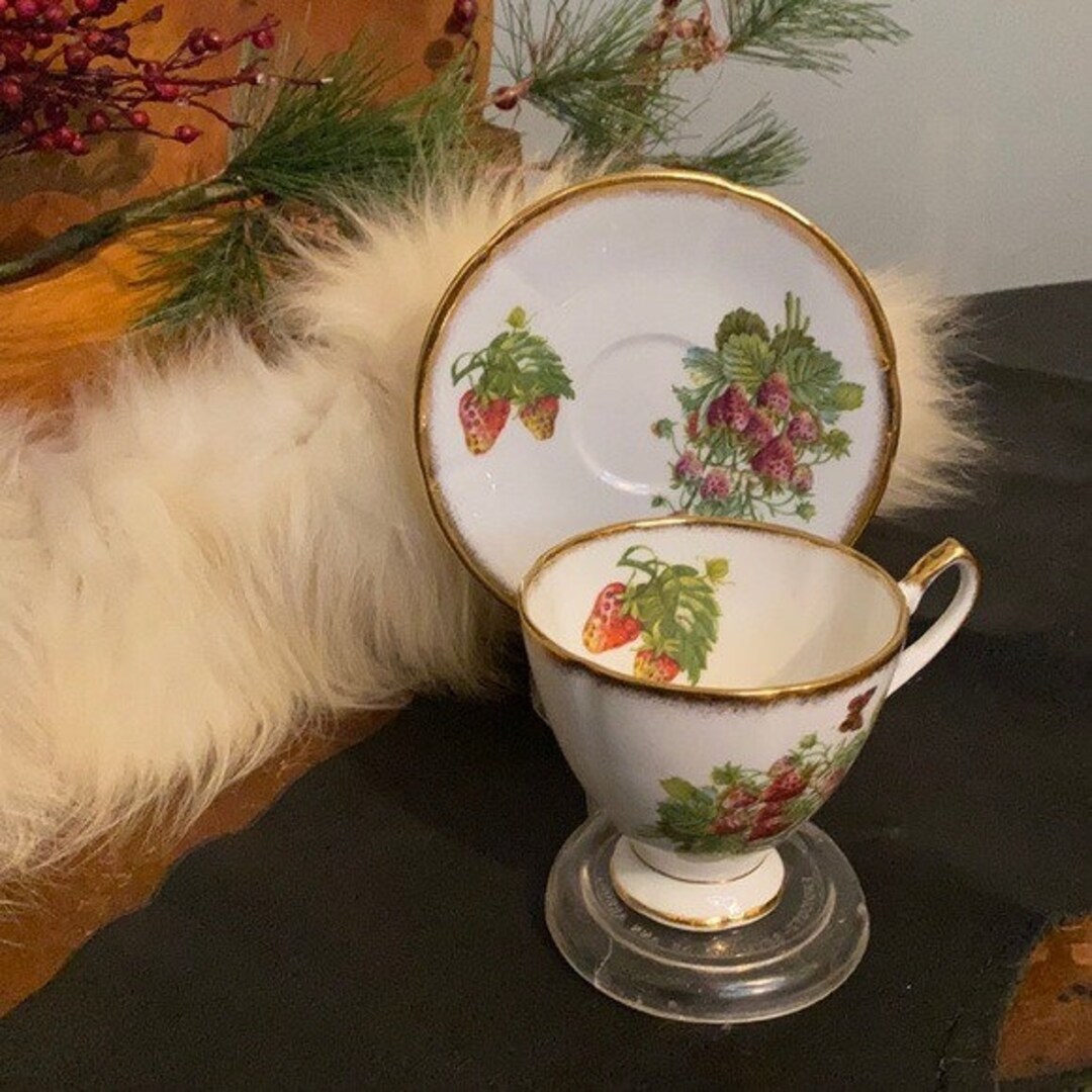Vintage Royal Talbot Tea Cup & Saucer - Exquisite Fine Bone China ...