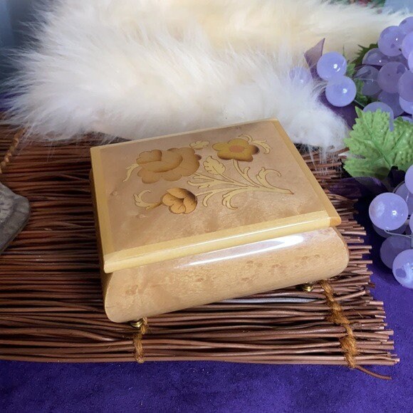 Vintage Italian Stone Music Box Hand Crafted Wind up Music - Etsy