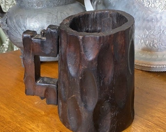 Wood Tankard Antique - Etsy
